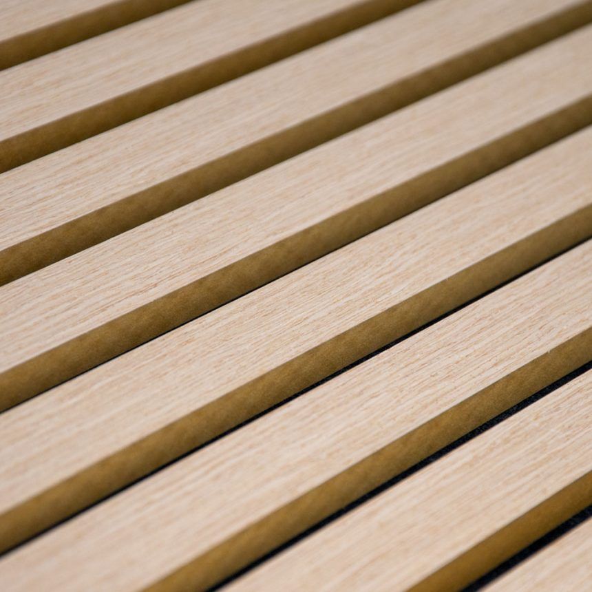 Akupanel - Oak op Geel MDF- 270x60cm - Akupanelwinkel